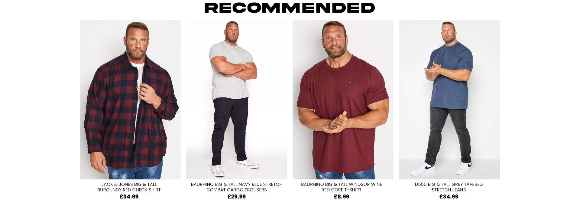 Men's Big and Tall Clothing | L-8XL | BadRhino